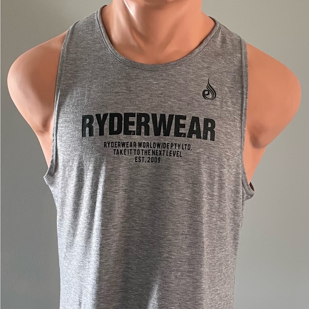 Ryderwear Drop Armhole Tank Style Xmt-Frm2002-1, Gray… - Gem